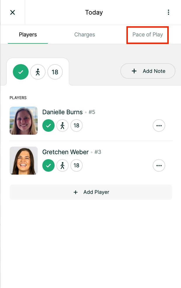 How do I adjust the pace of play for a group?