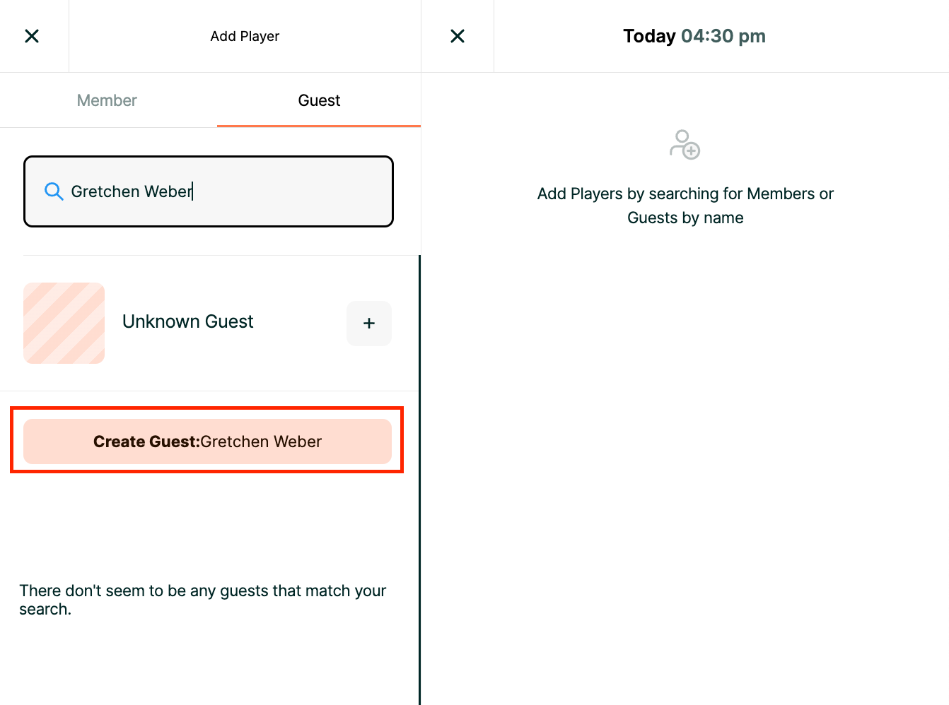 How do I add a guest to a booking?